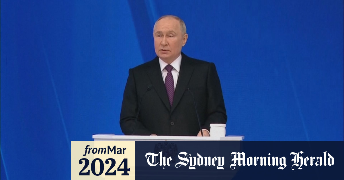 Video Russian President Vladimir Putin Steps Up His Threats Against